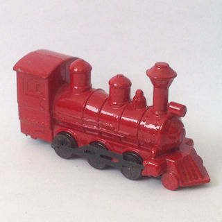 Colored train pencil sharpeners
