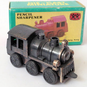 Miniature Train Pencil sharpeners collection